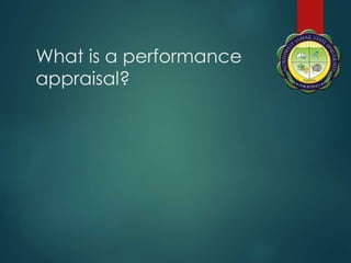 Performance Appraisal Objectives and Methods | PPTX