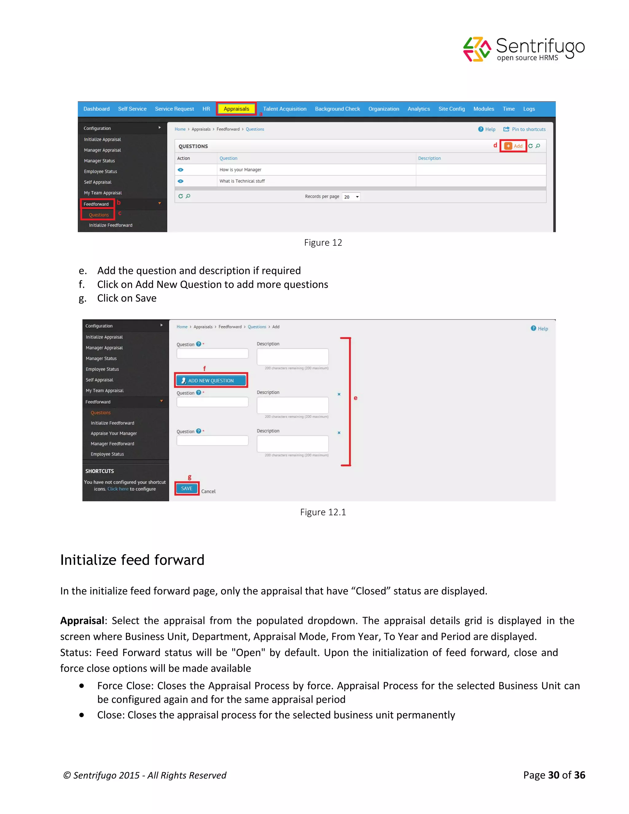 Sentrifugo 2.1 Performance Appraisal Guide | PDF
