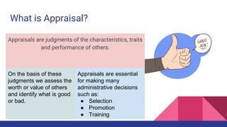 Performance appraisal | PPTX