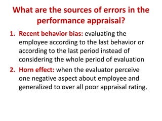 Performance appraisal | PPT