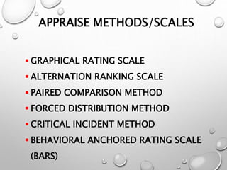 Performance appraisal | PPTX | Resume Writing and Advice | Job Search