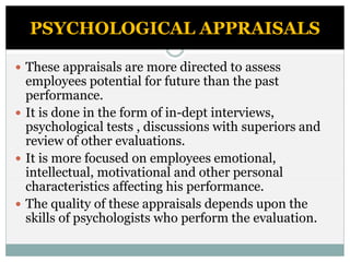 Performance appraisal | PPTX