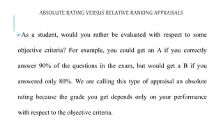 Performance appraisal | PPTX | Resume Writing and Advice | Job Search