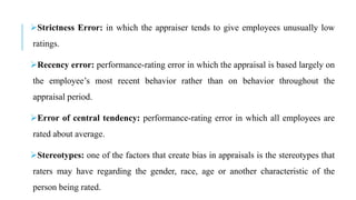 Performance appraisal | PPTX | Resume Writing and Advice | Job Search