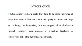 Performance appraisal | PPTX | Resume Writing and Advice | Job Search