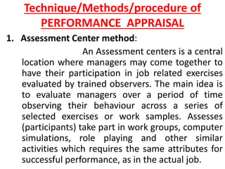 PRESENTATION ON PERFORMANCE APPRAISAL SYSTEM | PPT