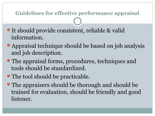 Performance appraisal | PPT
