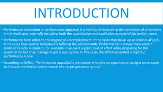Performance appraisal | PPTX