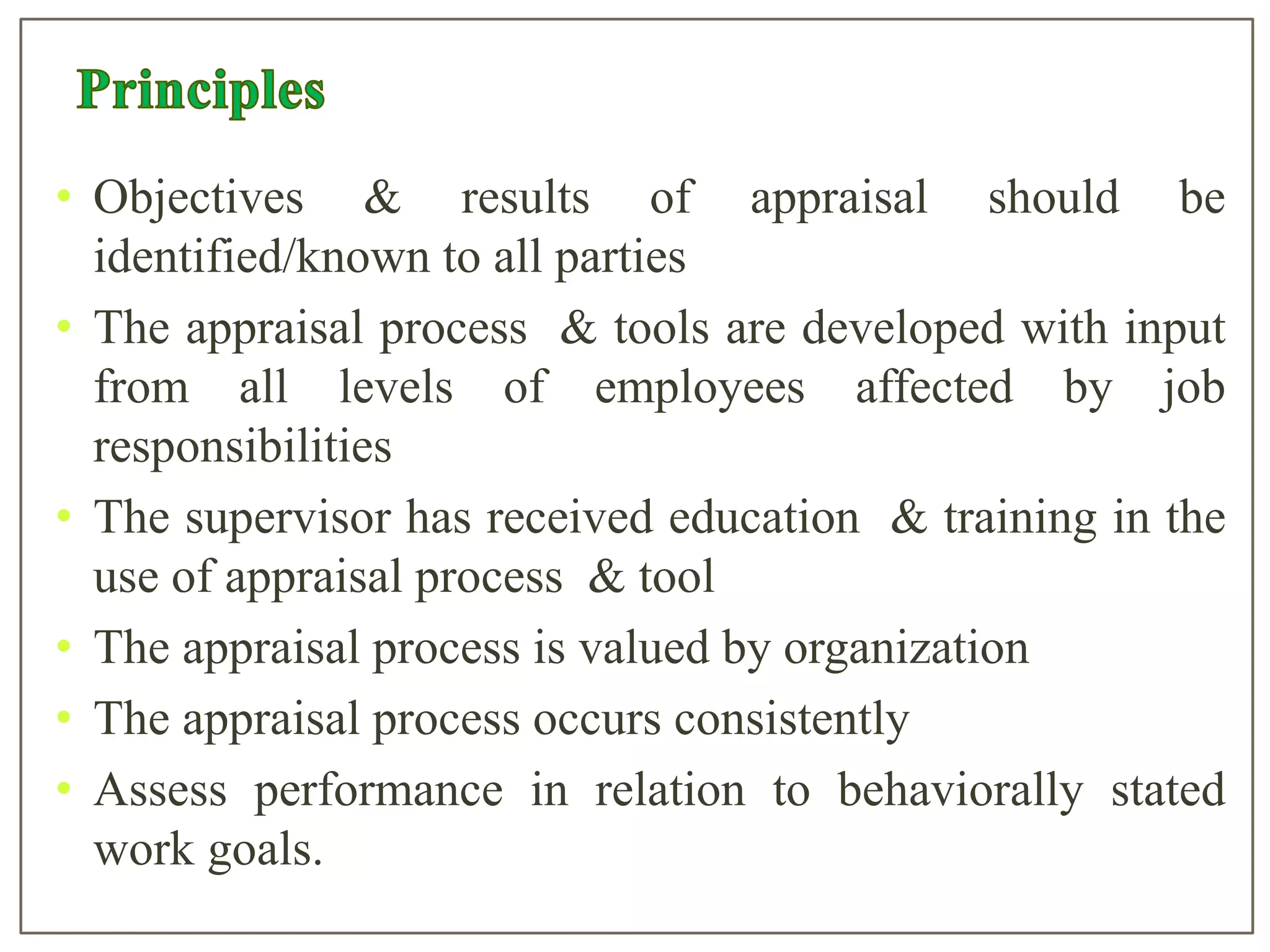 Performance appraisal- Nursing Management | PPTX