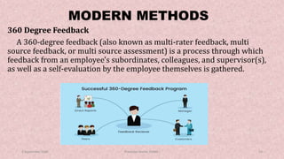 Performance appraisal - Meaning - Elements or Process - Methods. or ...
