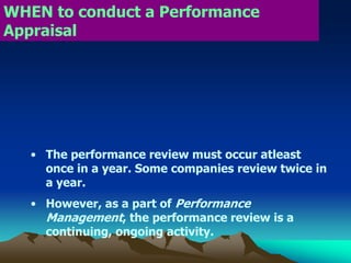 Performance Appraisal System introduction | PPT