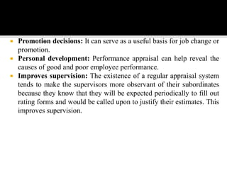 PERFORMANCE APPRAISAL PRESENTATION...... | PPT