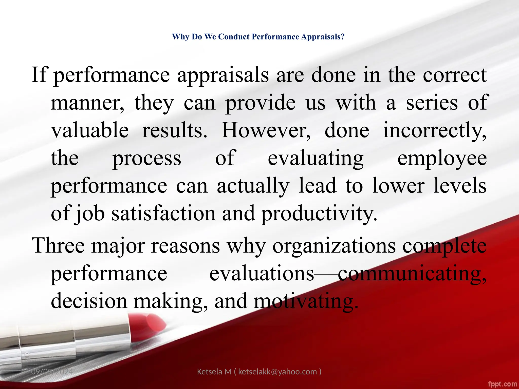 Performance Appraisal Performance Appraisal | PPTX