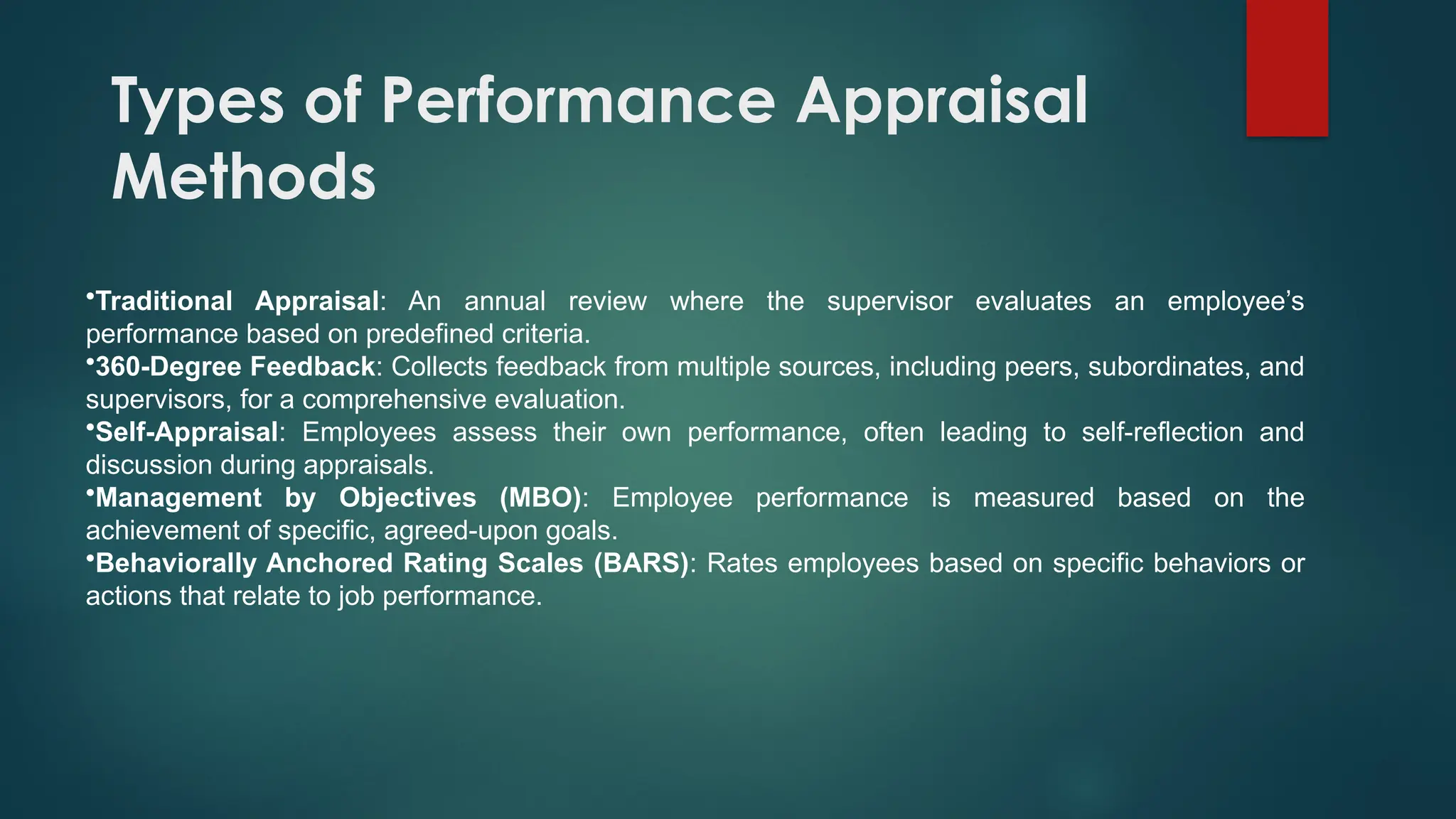 Performance Appraisal.pptx to measure employee's performance | PPTX