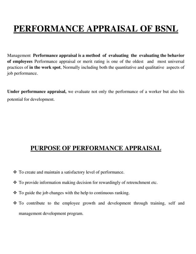 Performance appraisal --hr | PDF