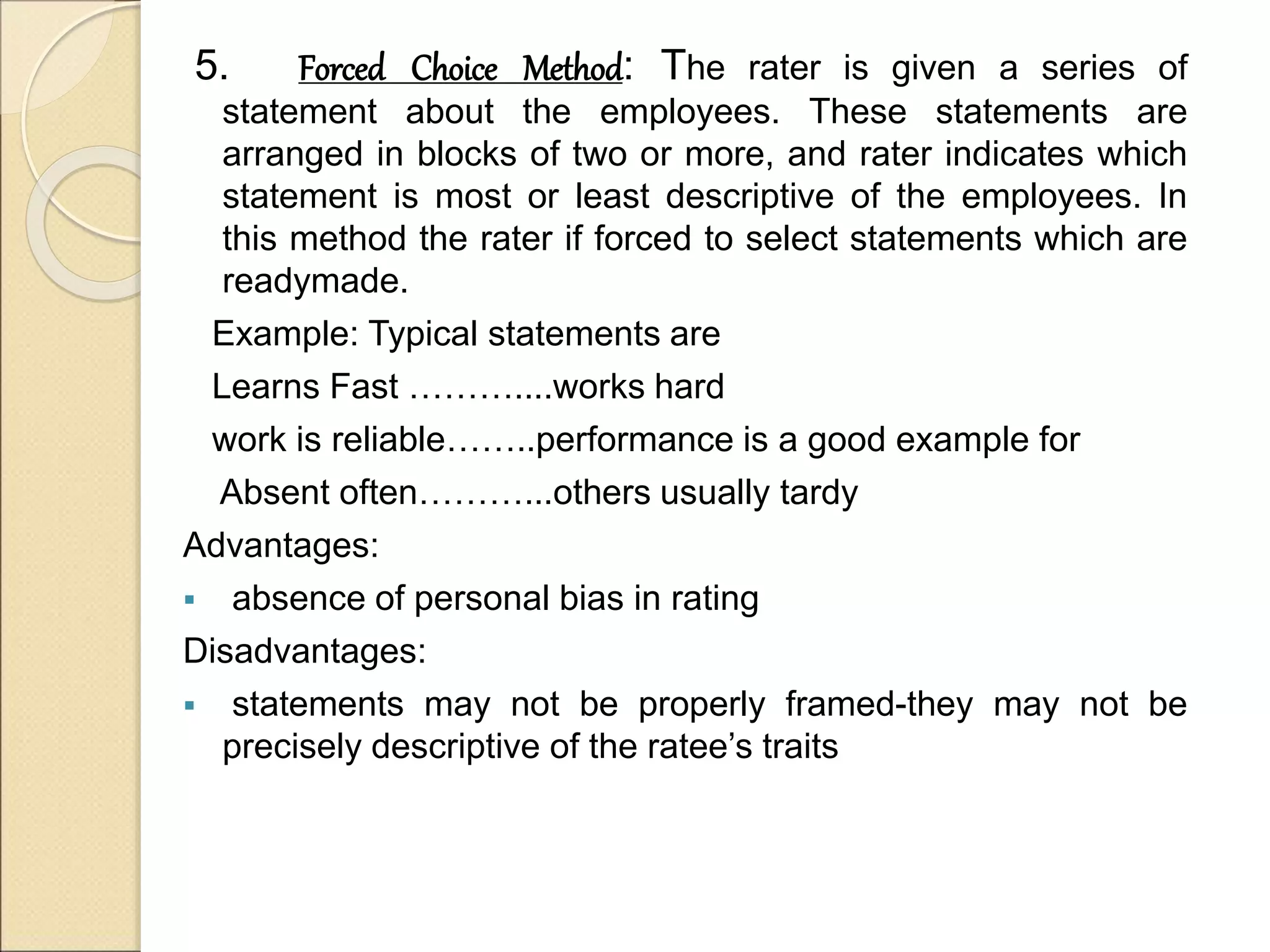 Performance appraisal (HRM)BBA 3rd sem | PPT