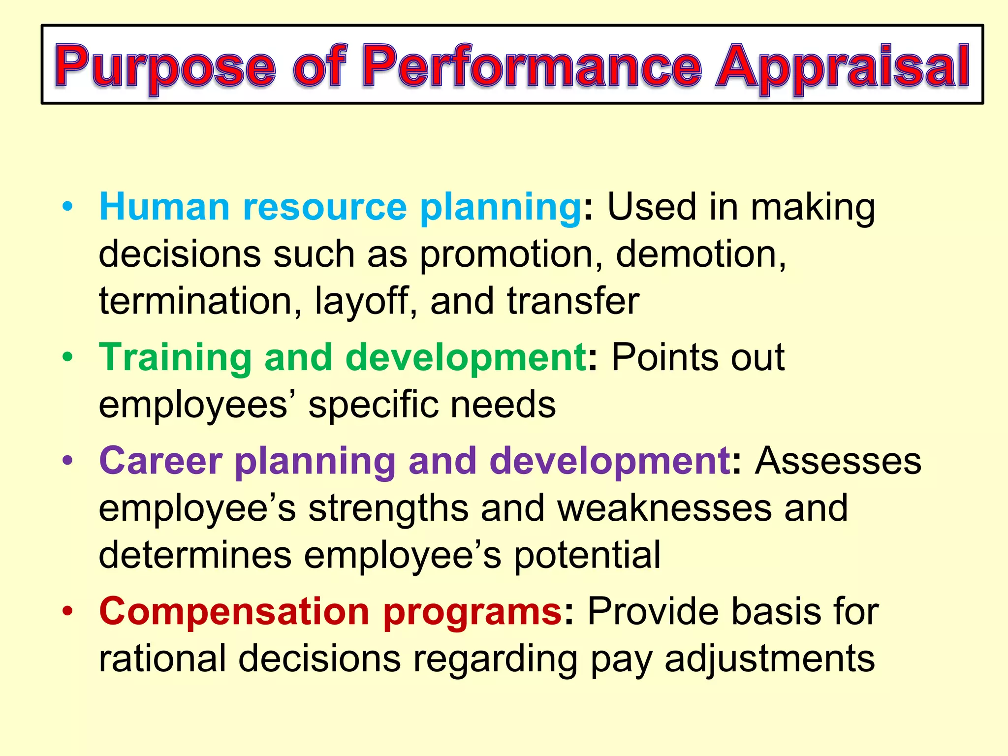 Performance appraisal CH.7.ppt