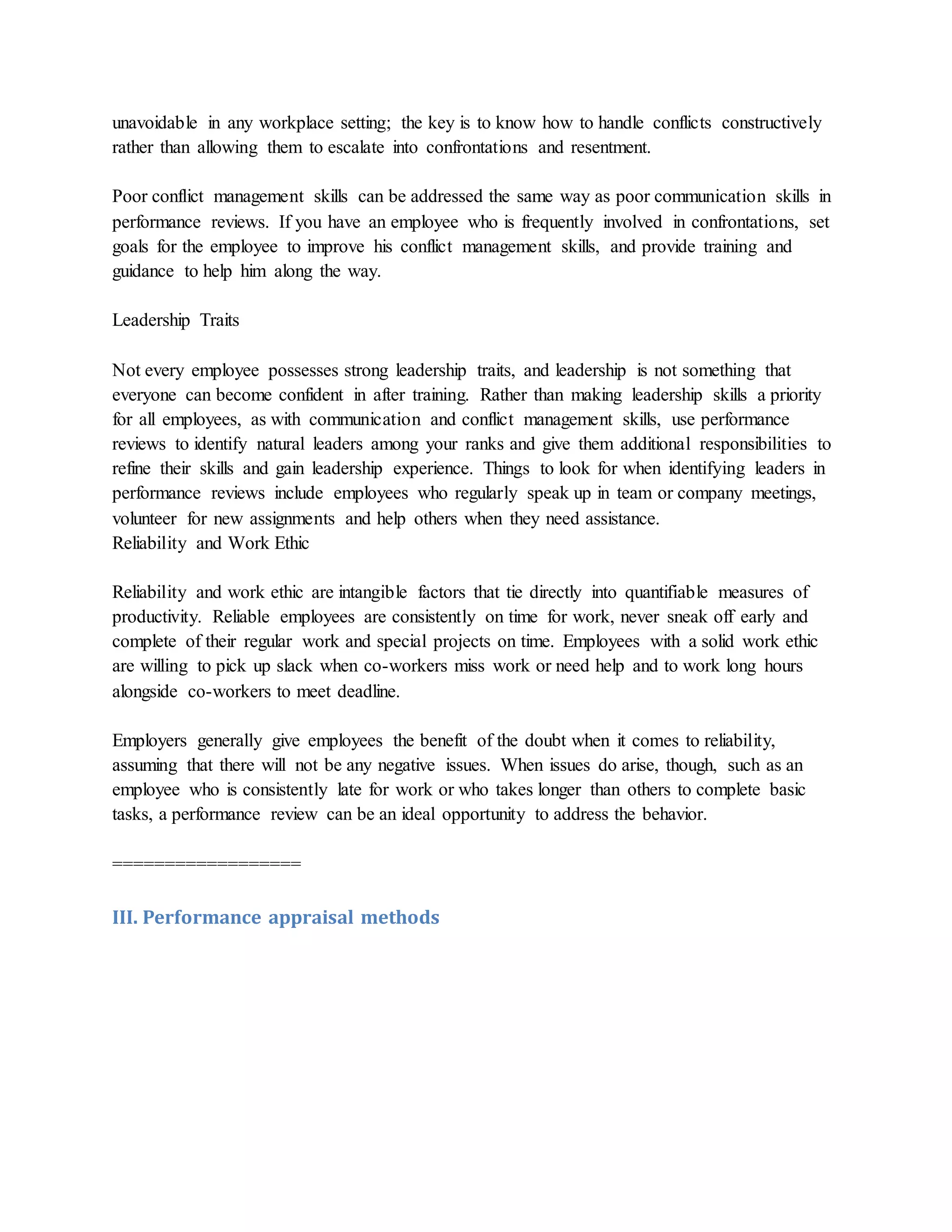 Performance appraisal communication | DOCX