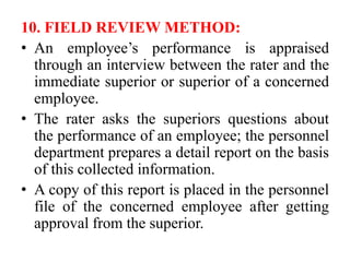 Performance Appraisal Dr.Rangappa.S.Ashi Associate Professor SDM ...