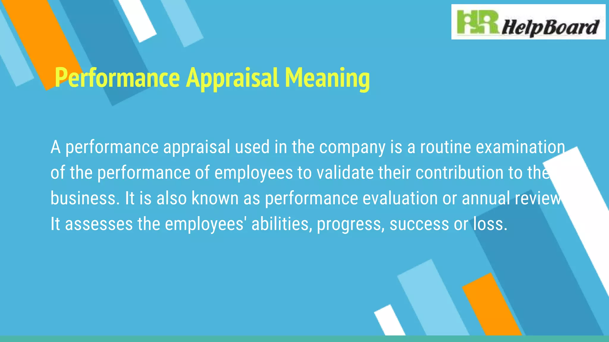Performance Appraisal PPT | Learn All about Performance Appraisal | PPTX