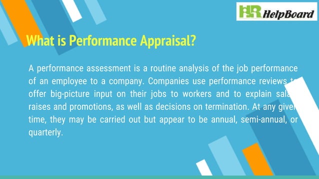 Performance Appraisal PPT | Learn All about Performance Appraisal | PPT