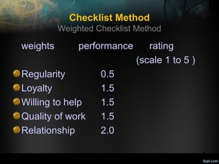 Performance Appraisal | PPT