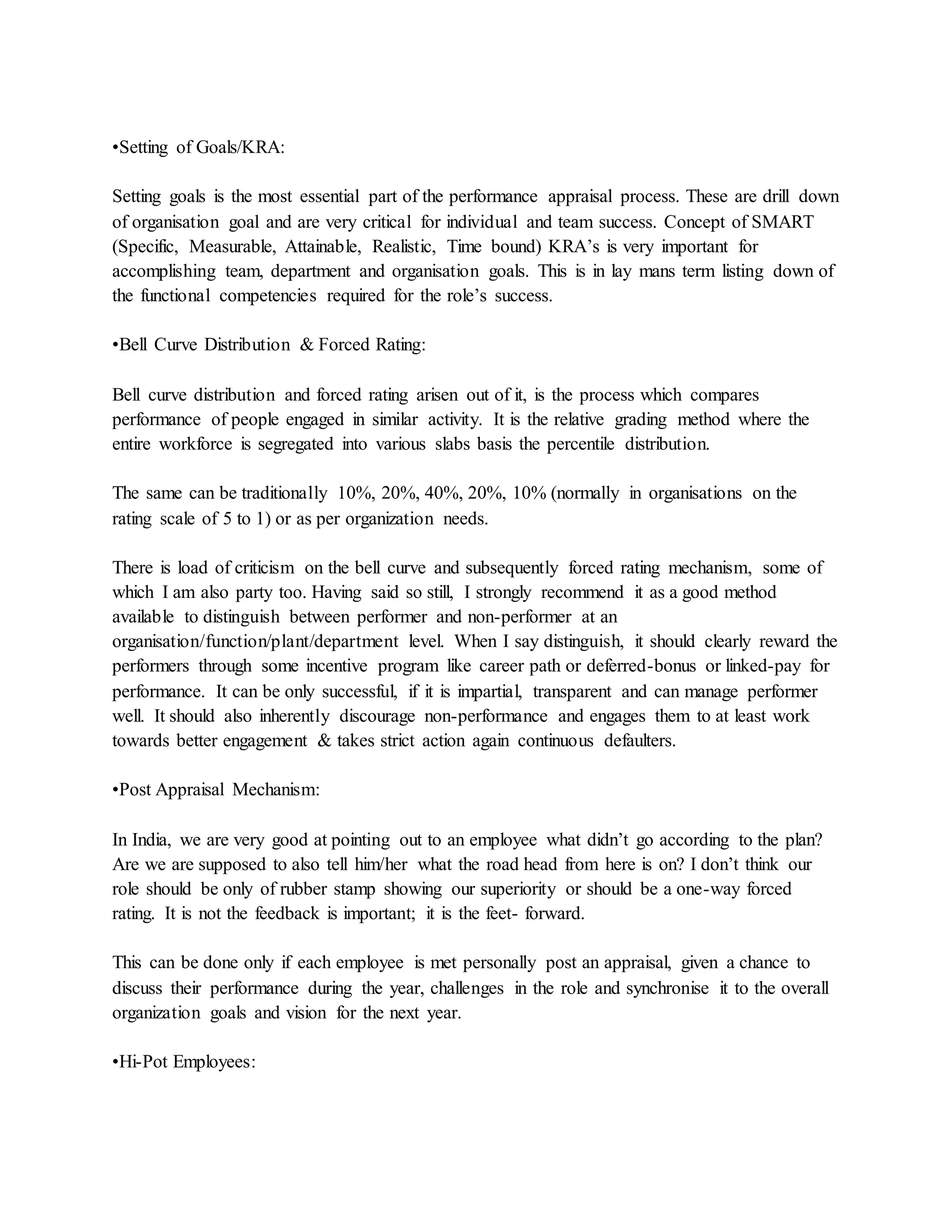 Performance appraisal form of wipro | DOCX