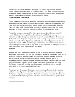Performance appraisal goals examples | DOCX | Resume Writing and Advice ...