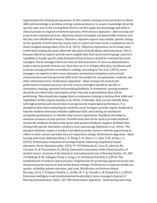 Performance Appraisal ideal nursing unit essay.docx