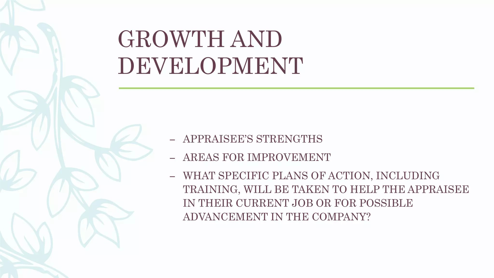 Performance appraisal in service sector | PPTX