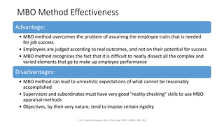Performance appraisal (mbo, 360) | PPTX