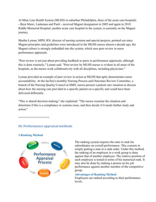 Performance appraisal nursing | DOCX