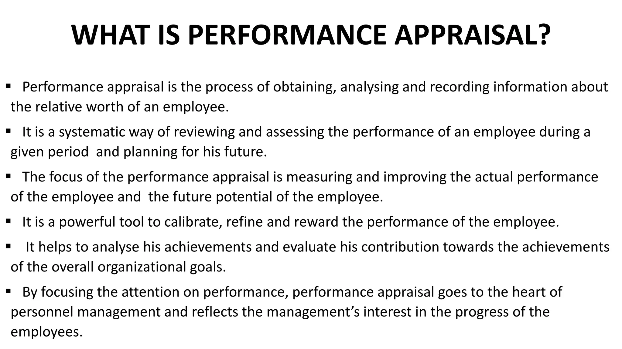 Performance Appraisal of Teachers (PAT) - Najma Kazi | PPTX