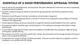 Performance Appraisal of Teachers (PAT) - Najma Kazi | PPTX