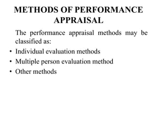 Performance appraisal ppt | PPTX