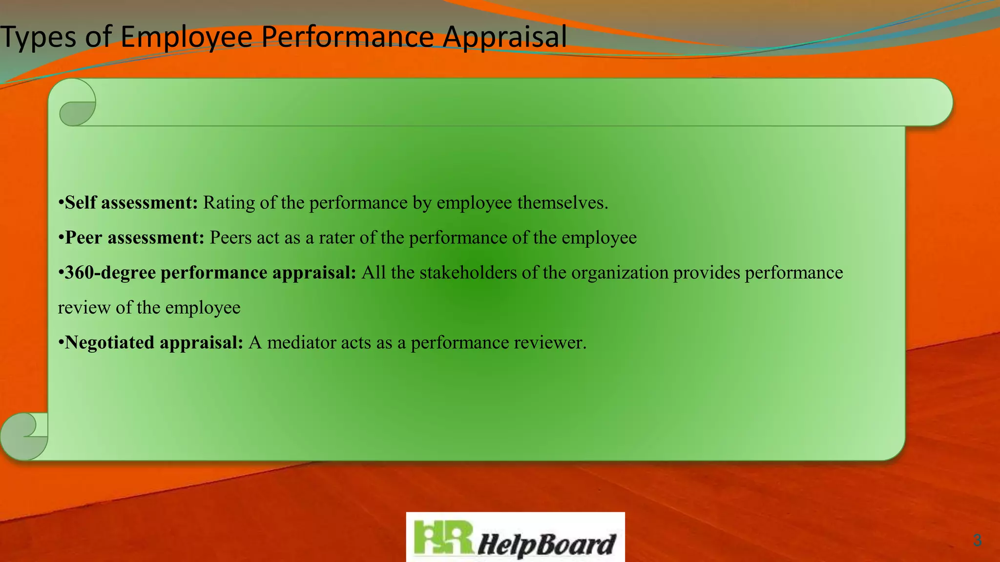 Performance Appraisal | PPTX
