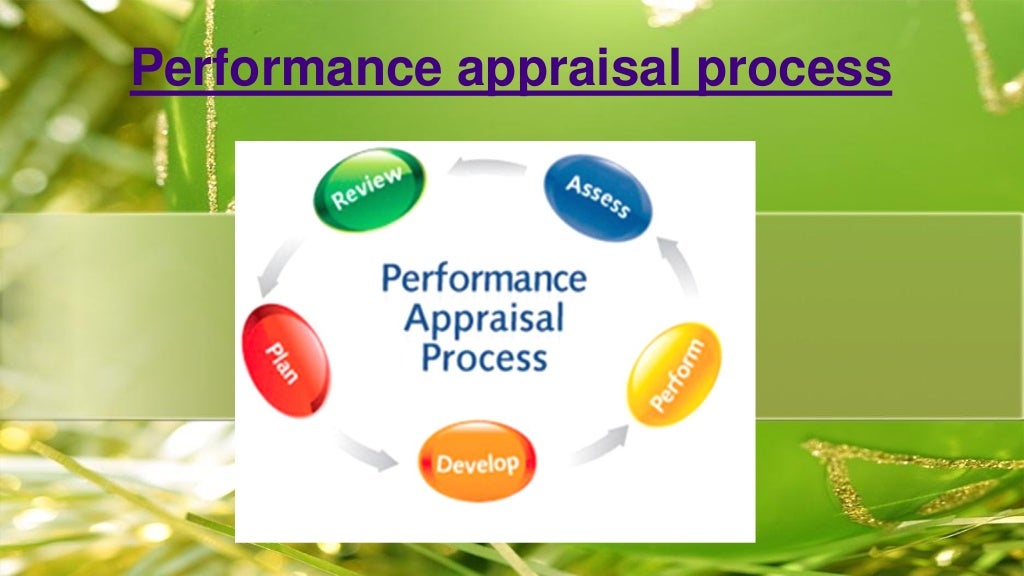 Performance appraisal process