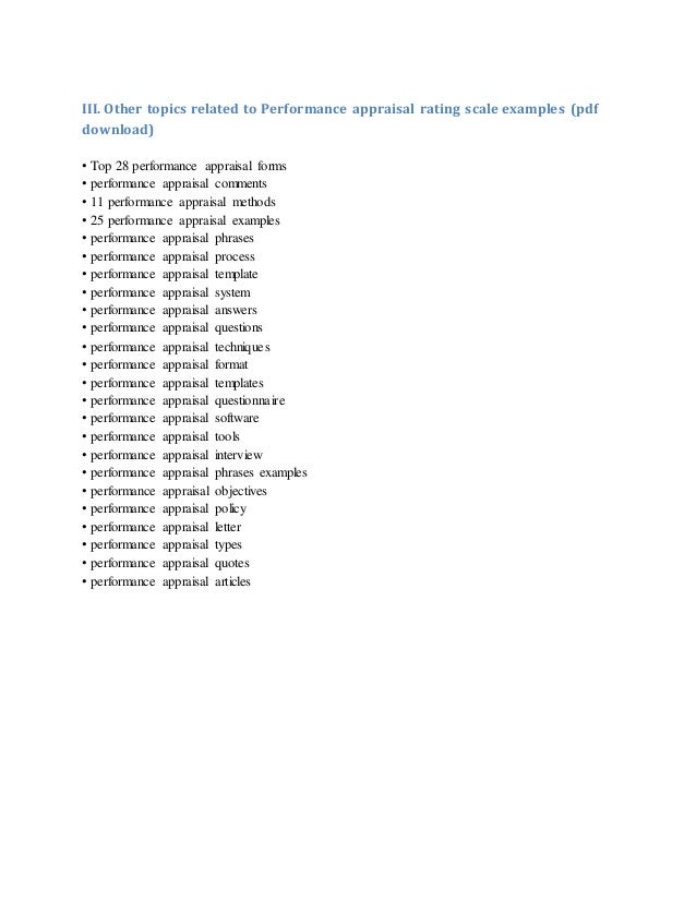 performance-appraisal-rating-scale-examples