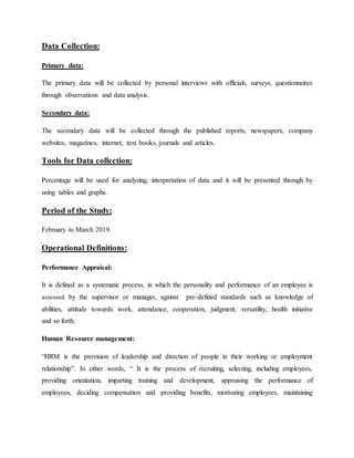 Performance appraisal research design | DOCX