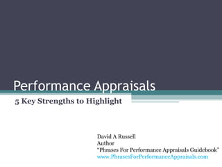 Performance Appraisals | PPT