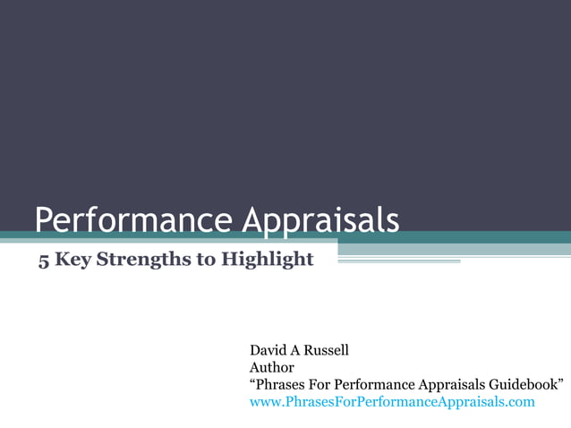 Performance Appraisals | PPT
