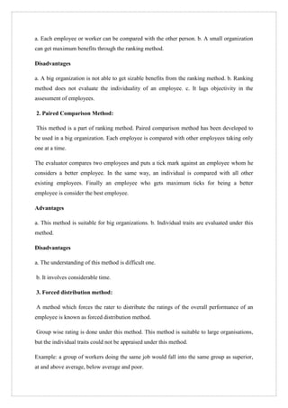 PERFORMANCE APPRAISAL .docx