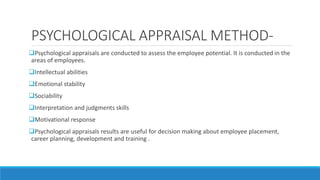 Performance appraisal System | PPTX
