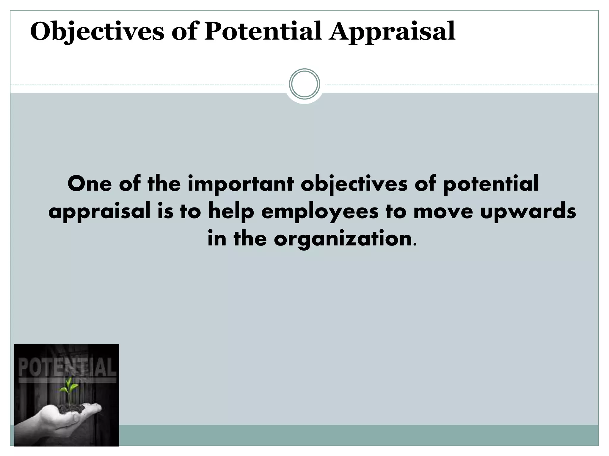 Potentials apprasal #HR # PPT #Humen Resource | PPT