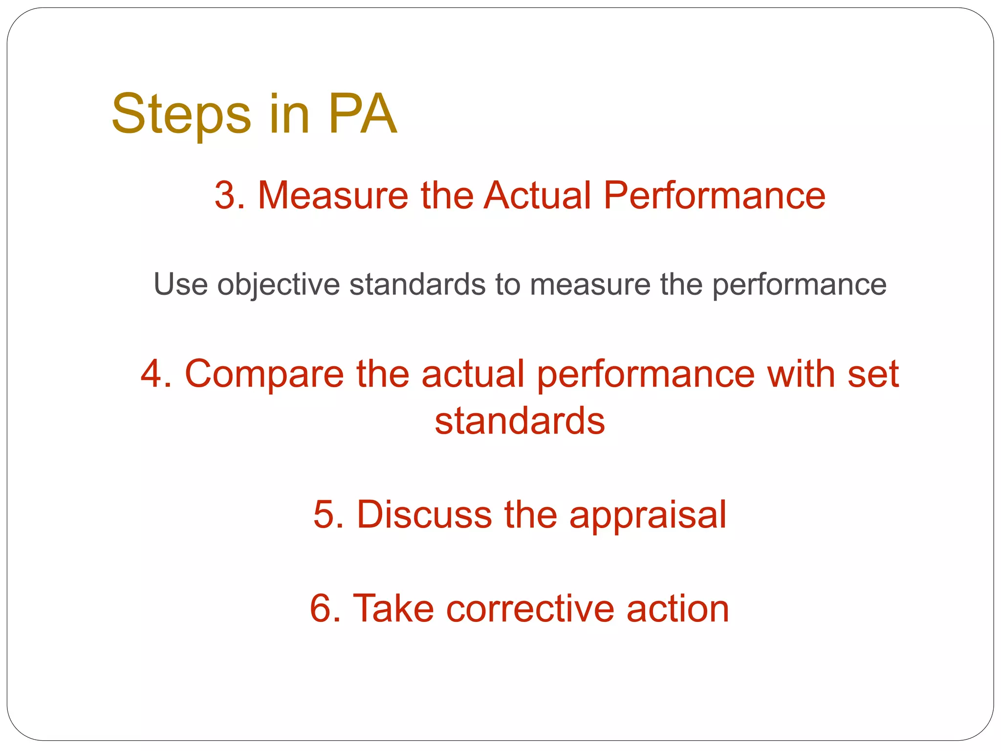 Performance apprisal | PPTX