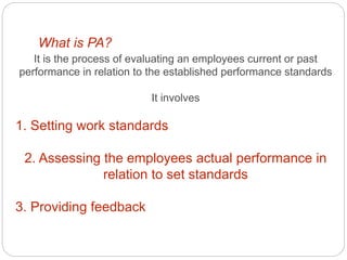 Performance apprisal | PPTX