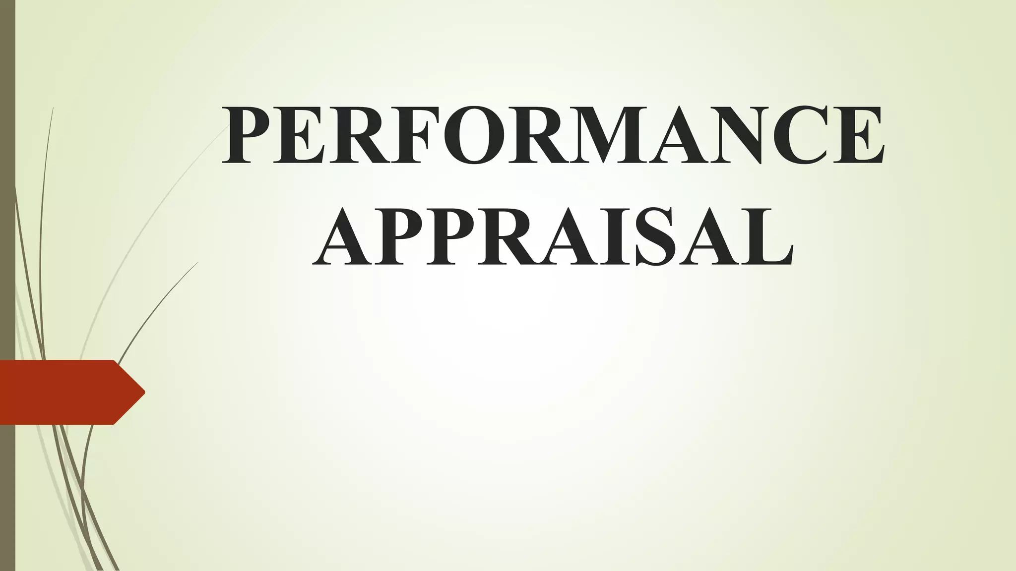 Performance apprisal | PPTX