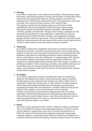 Performance appraisal | DOCX