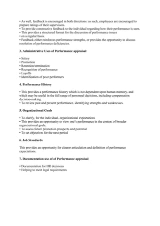 Performance appraisal | DOCX