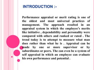 Performance apraisal | PPTX | Human Resources | Business